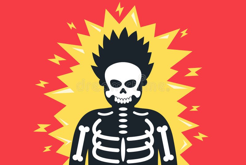 Skeleton Shocked Stock Illustrations – 66 Skeleton Shocked Stock ...