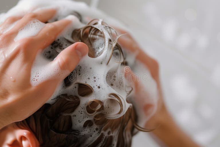 Man Washing Hair Stock Illustrations 669 Man Washing Hair Stock