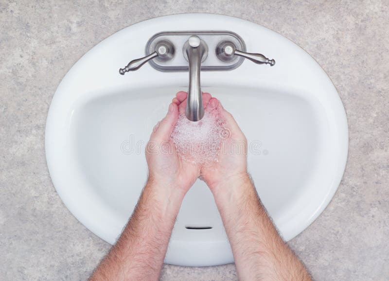 Hand Washing stock photo. Image of finger, liquid, bubble - 165468742