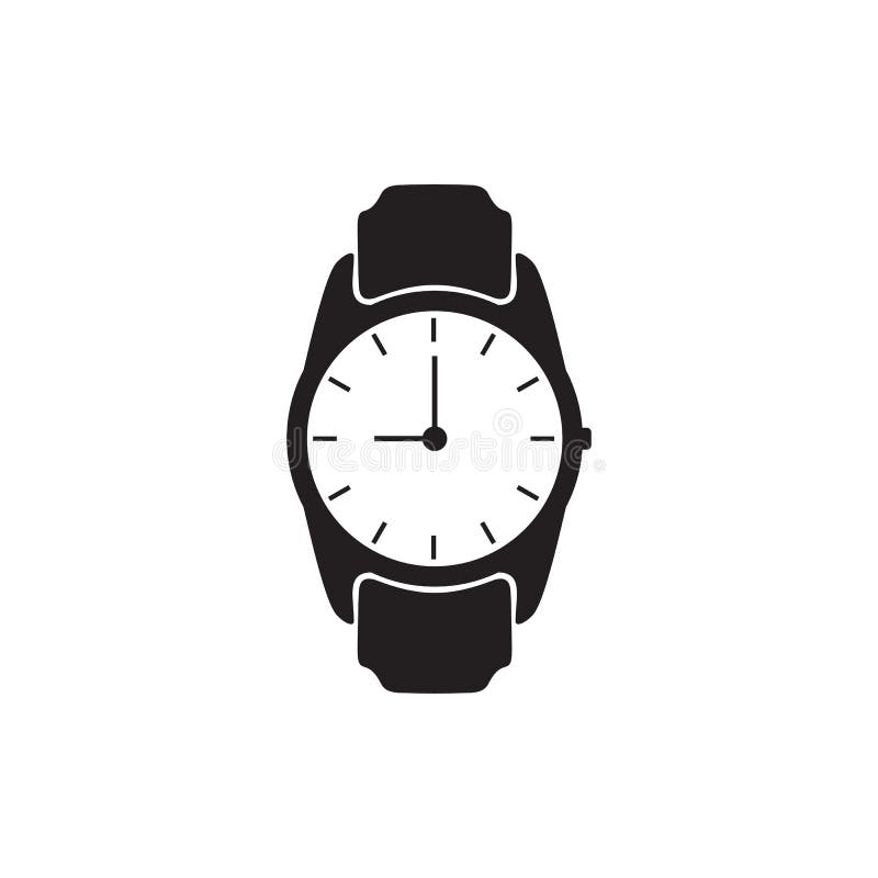 Man Watch Symbol Icon Logo Design Stock Vector - Illustration of ...