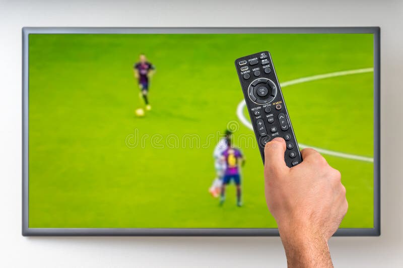 Watching a football game editorial stock image. Image of watching ...