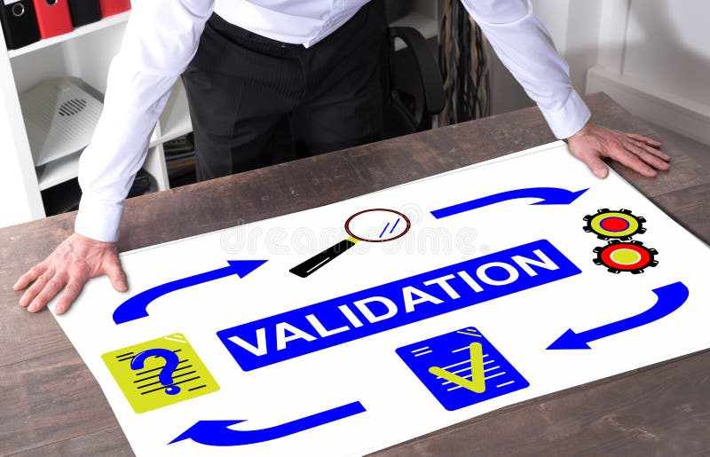 Validation Concept on a Desk Stock Photo - Image of mark, accept: 169578724