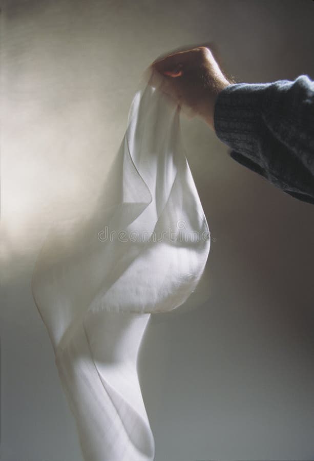 Man waving surrender flag stock image. Image of surrendering - 5979441