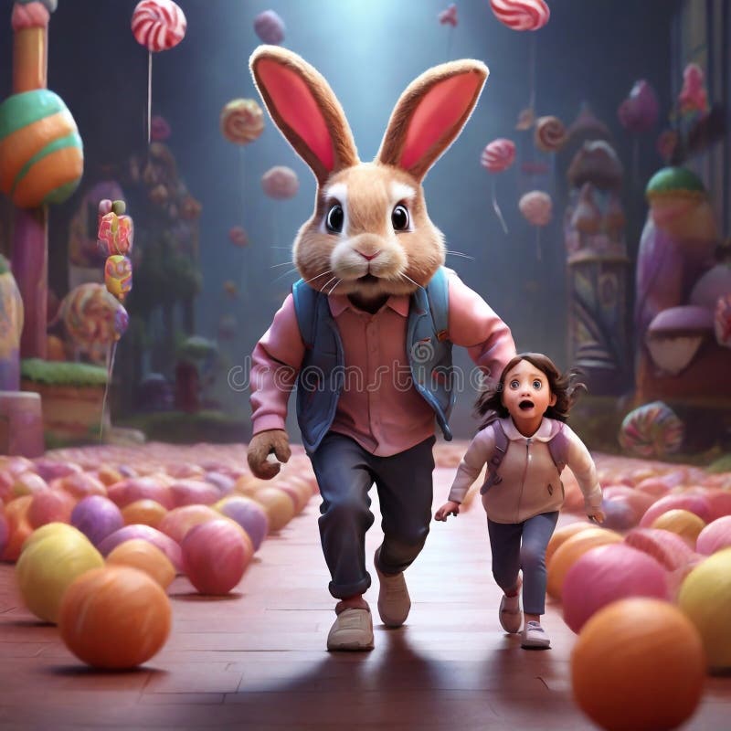 Candy World Landscape of Jelly, Ice Cream and Cupcakes. Stock ...