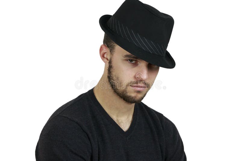 371 Young Man Wearing Fedora Stock Photos - Free & Royalty-Free Stock ...