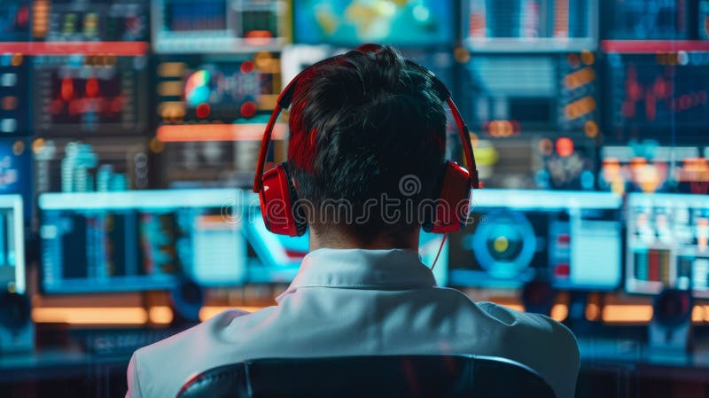 The Business Analyst at Workstation. AI Generated Stock Image - Image ...