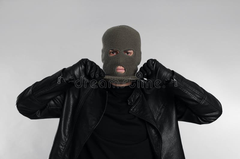 Mugger Wearing Mask at Night Stock Image - Image of railway, city: 45620941