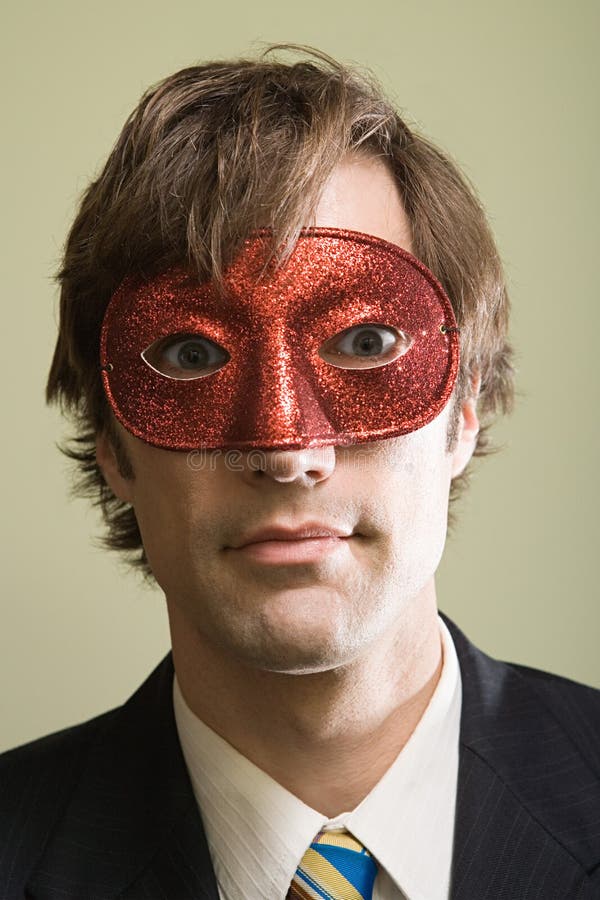 Man wearing a mask stock photo. Image of adult, looking - 62559242