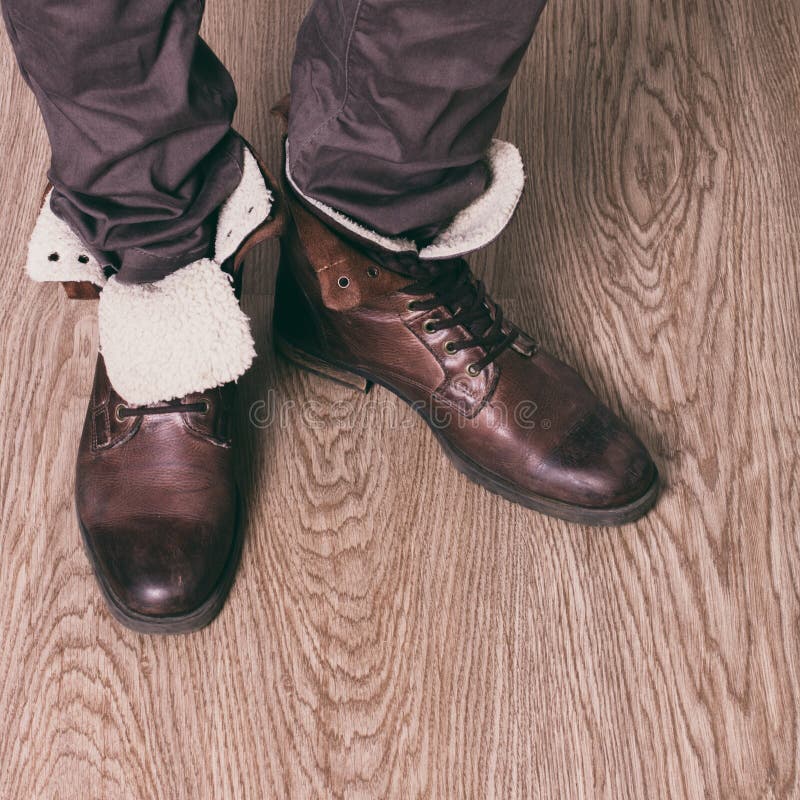 Man wearing shoes stock image. Image of human, colorized - 39154757