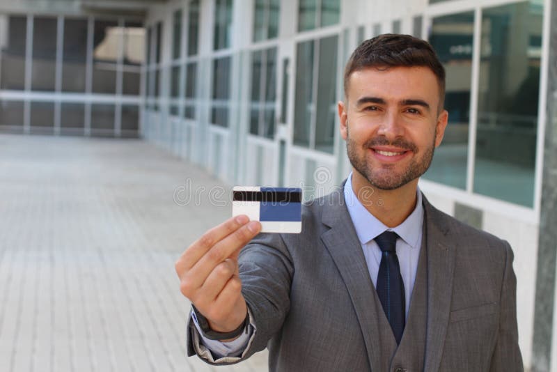Man Wearing a Suit Holding Credit Card Stock Photo - Image of closeup ... Man Wearing a Suit Holding Credit Card Stock Photo - Image of closeup ...