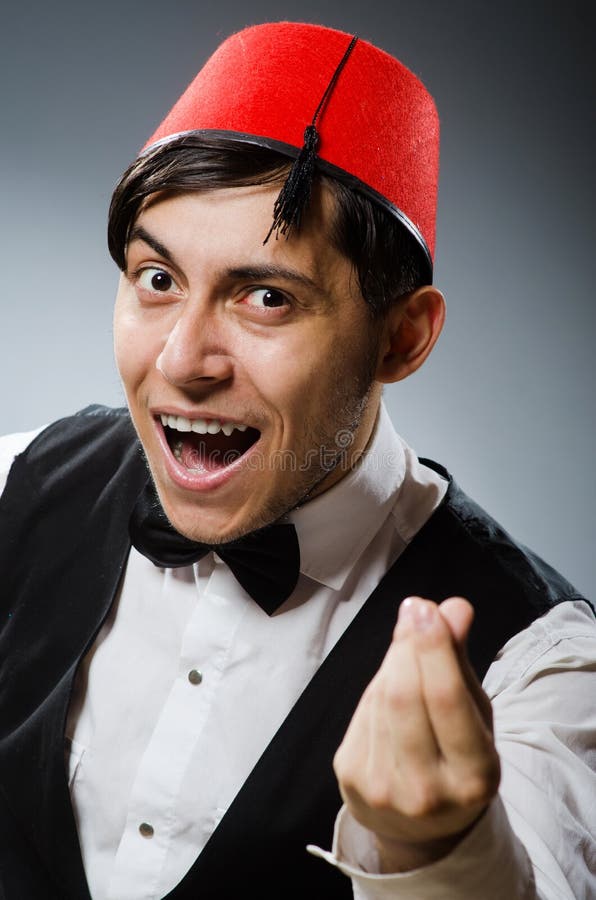 Man Wearing Traditional Turkish Stock Photo - Image of smile, portrait ...