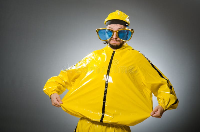 Man wearing yellow suit stock image. Image of dancer - 58138731