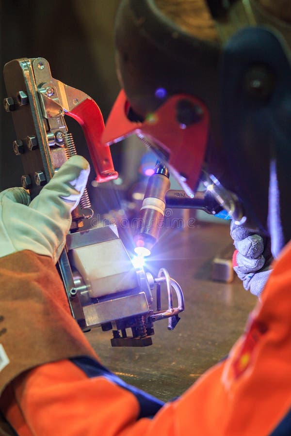 Man welding stock photo. Image of work, technology, metal - 67655826