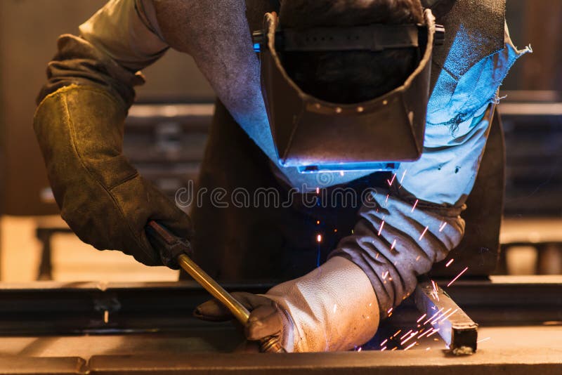 Man welding stock photo. Image of industry, metalwork - 54830200