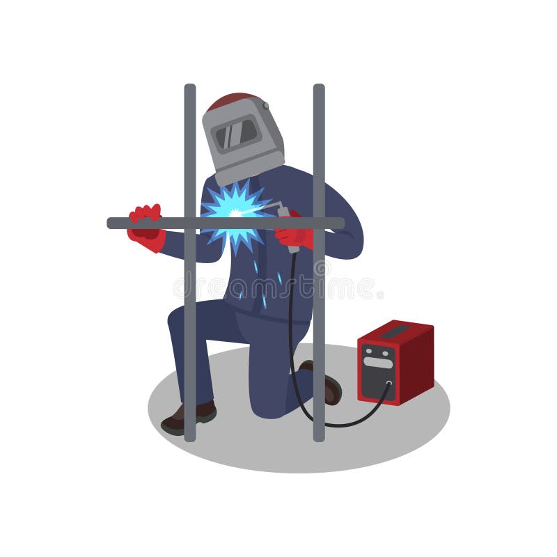 Welding Machine Welds Metal Stock Illustrations – 458 Welding Machine ...