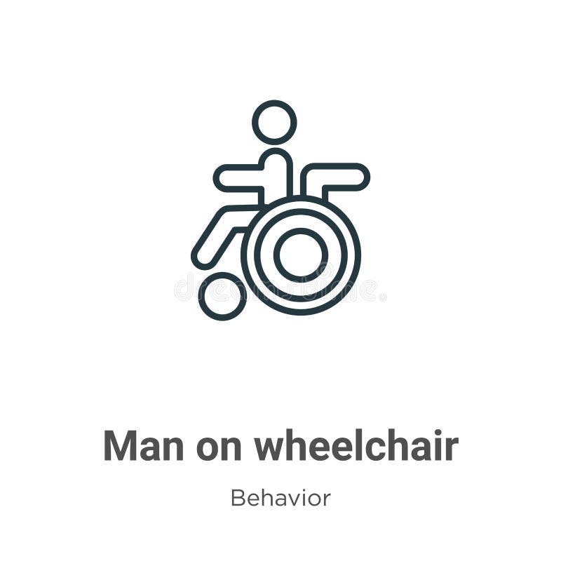 Wheelchair Line Art Stock Illustrations – 3,626 Wheelchair Line Art ...