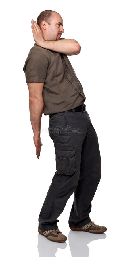 Manual Worker Push Position Stock Photos - Free & Royalty-Free Stock ...