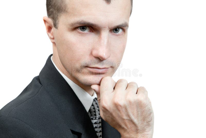 The Man on a White Background Stock Photo - Image of people, fresh ...