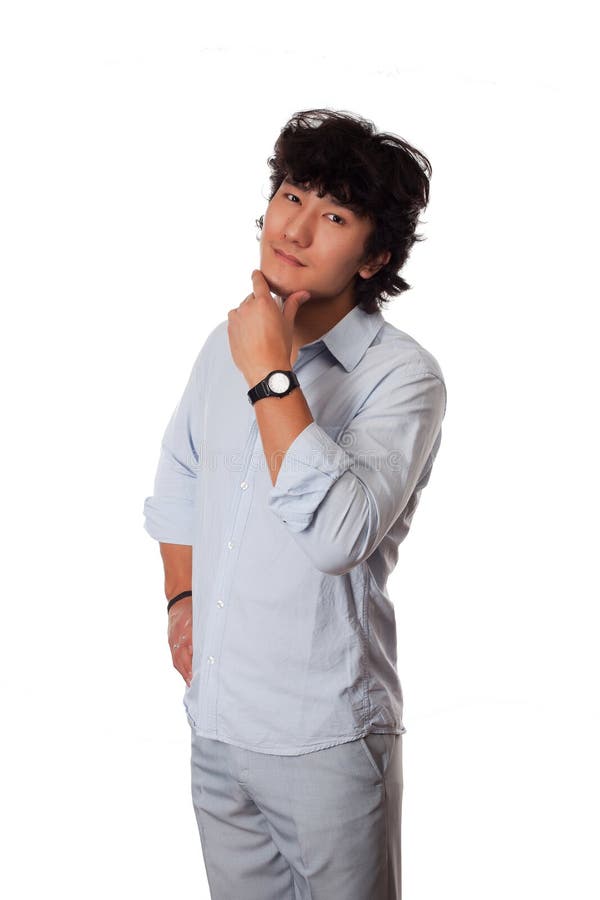 Man on a white bg stock image. Image of ethnic, portrait - 22184425