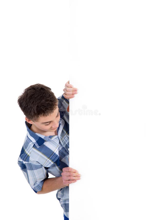 Man with white board stock image. Image of executive - 39186951