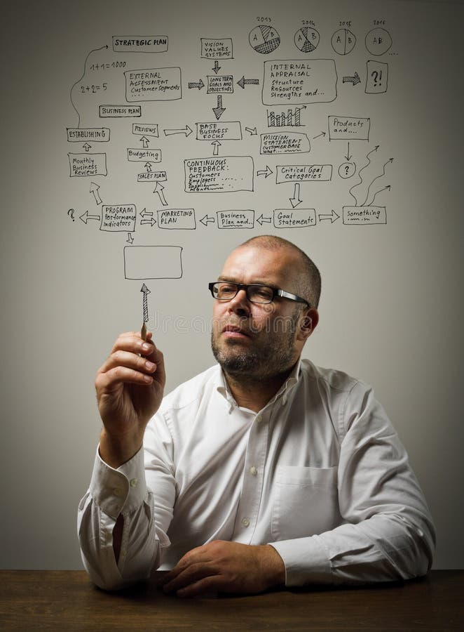 Man in white and plan stock photo. Image of caucasian - 34457426