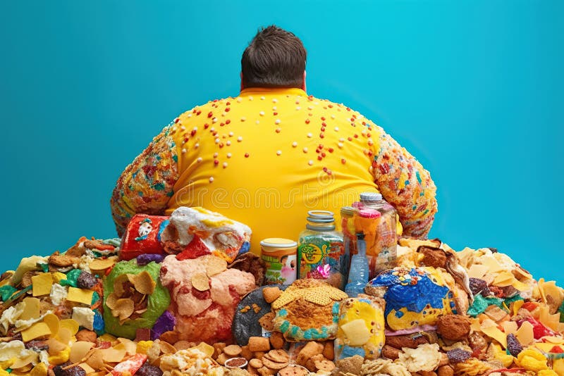 A Man Who is Completely Made of Fast Food, Created with Generative AI ...