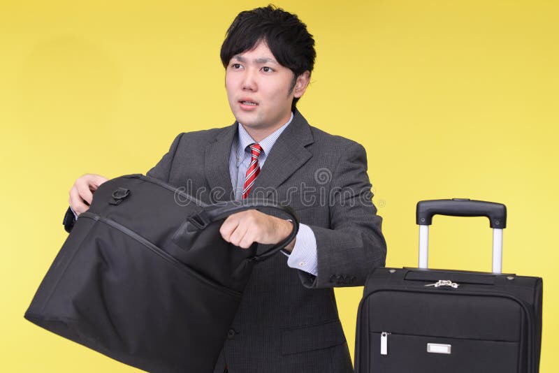 Man who forgot something stock image. Image of model - 113605467