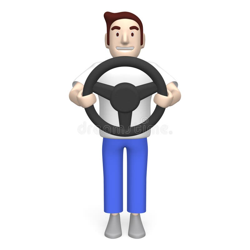 Man Who Has Car Handle Front Stock Illustration - Illustration of ...