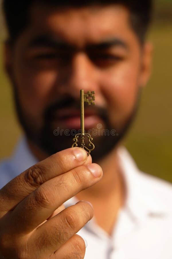 Key of luck. stock photo. Image of roller, beautiful - 167554038