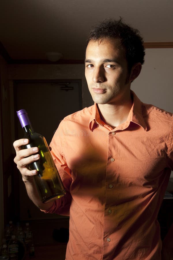 Man and Wine. stock photo. Image of winemaking, napa - 20040778