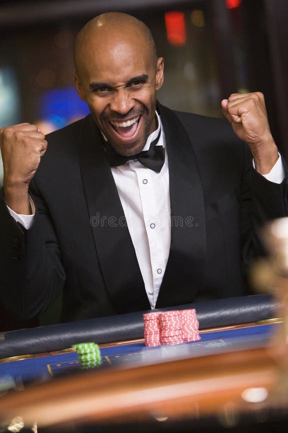 Man Winning at Roulette Table Stock Image - Image of casino, male: 5211859