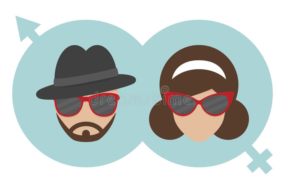 Man stock vector. Illustration of drawing, girl, gents - 37171898