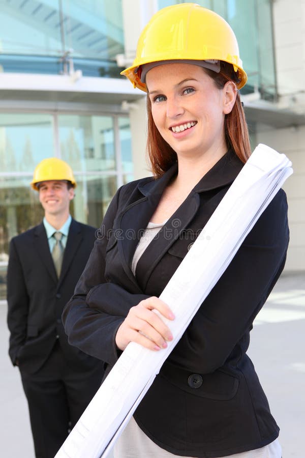 Man and Woman Construction stock image. Image of happy - 7811719
