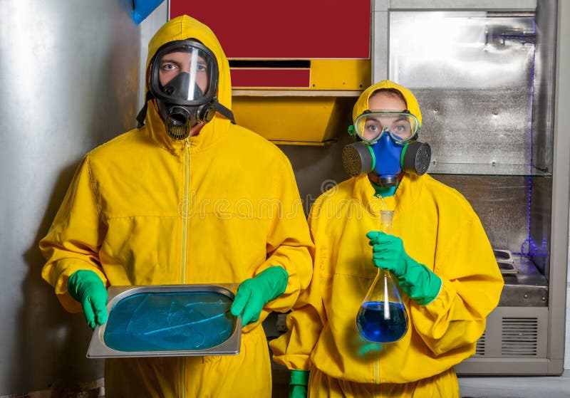 Man and woman cooking meth stock photo. Image of chemical - 75407450