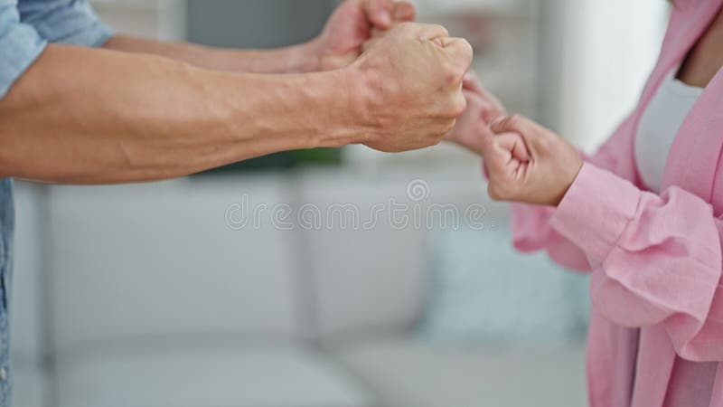 Man and Woman Couple Arguing at Home Stock Footage - Video of hands ...