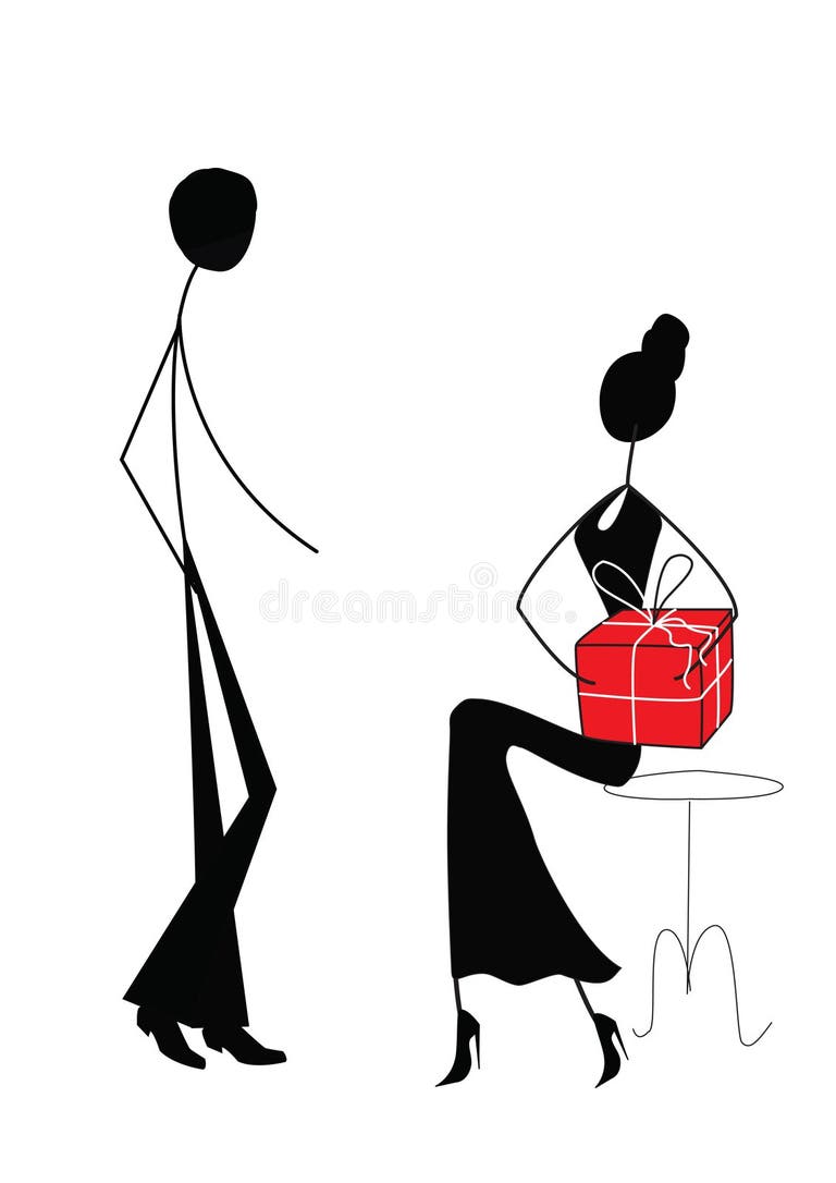 Stick Man Gift Stock Illustrations – 1,581 Stick Man Gift Stock ...