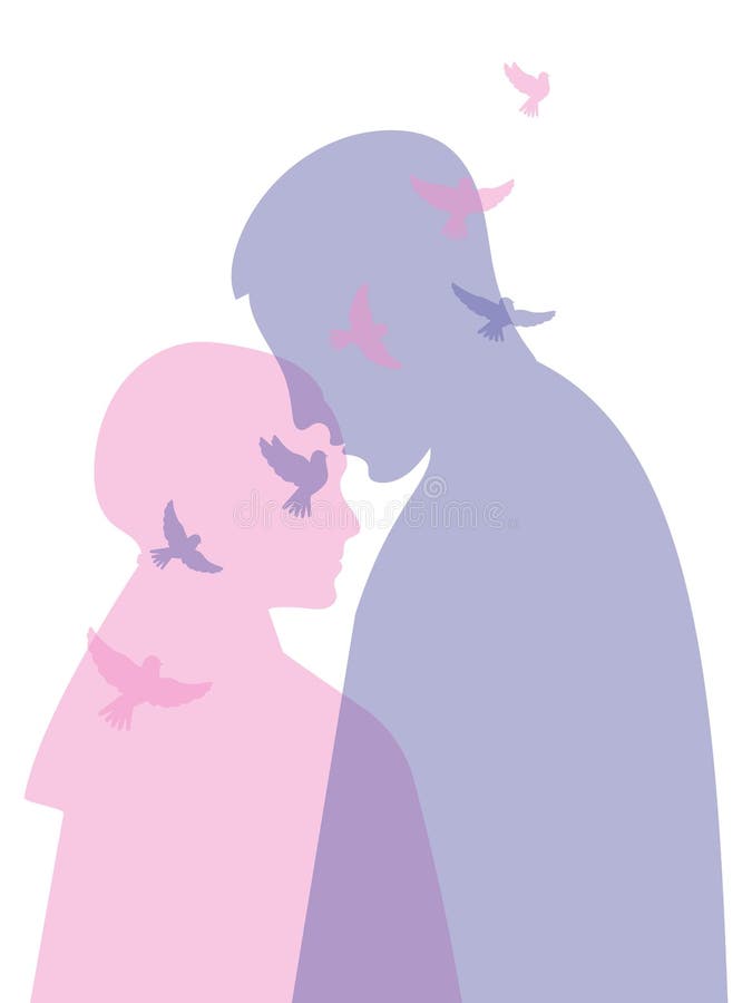 A Man and a Woman Keep Peace in Their Souls and Support Each Other ...