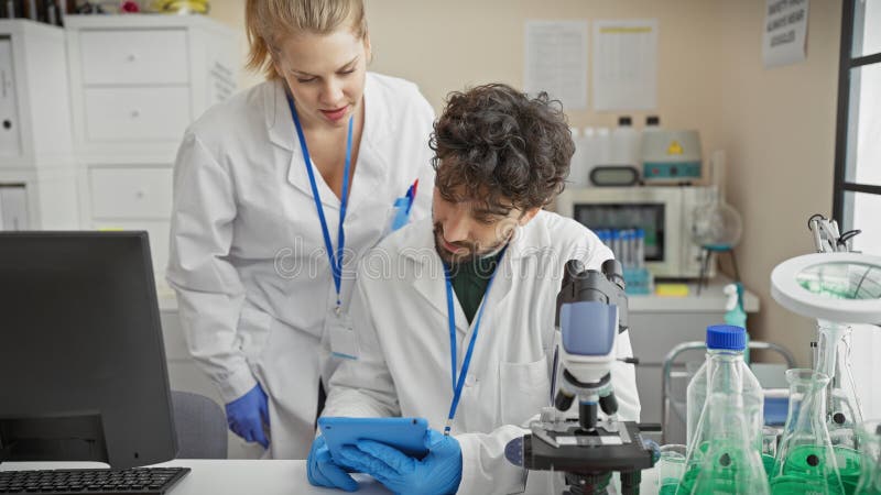 Inside Modern Laboratory Equipment Scientific Research Experimentation ...