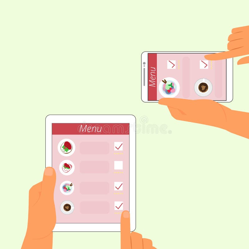 Ordering Food Stock Illustrations – 23,122 Ordering Food Stock ...