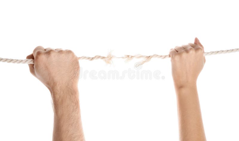 Frayed and Breaking stock image. Image of shaky, fighting - 2833769