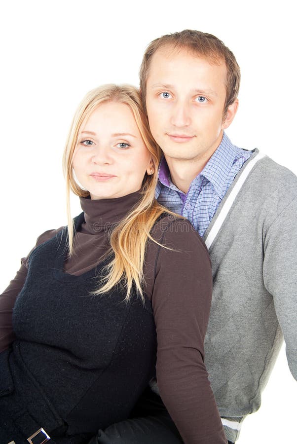 Man and woman sitting stock photo. Image of laughing - 27181404