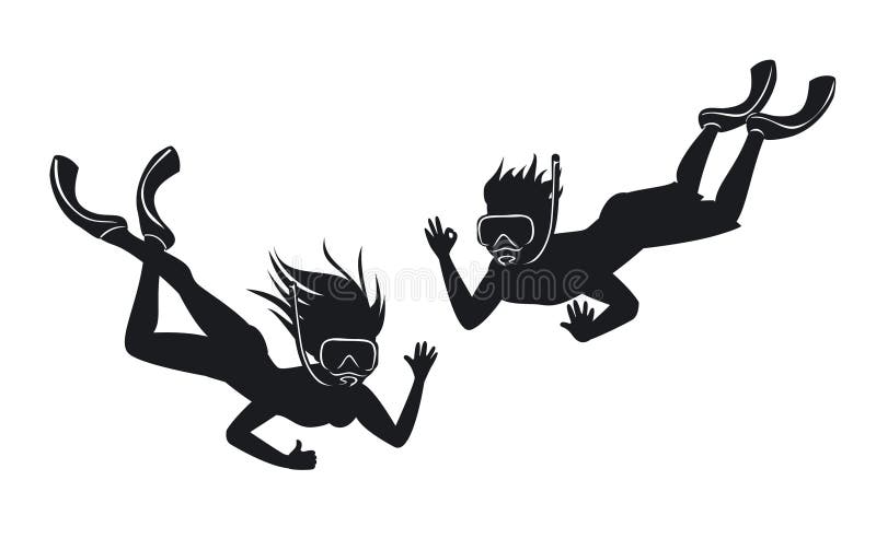 Snorkel Clipart Black And White