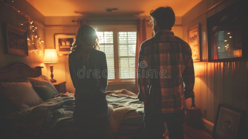 Woman Standing in Large Building Stock Photo - Image of modern ...