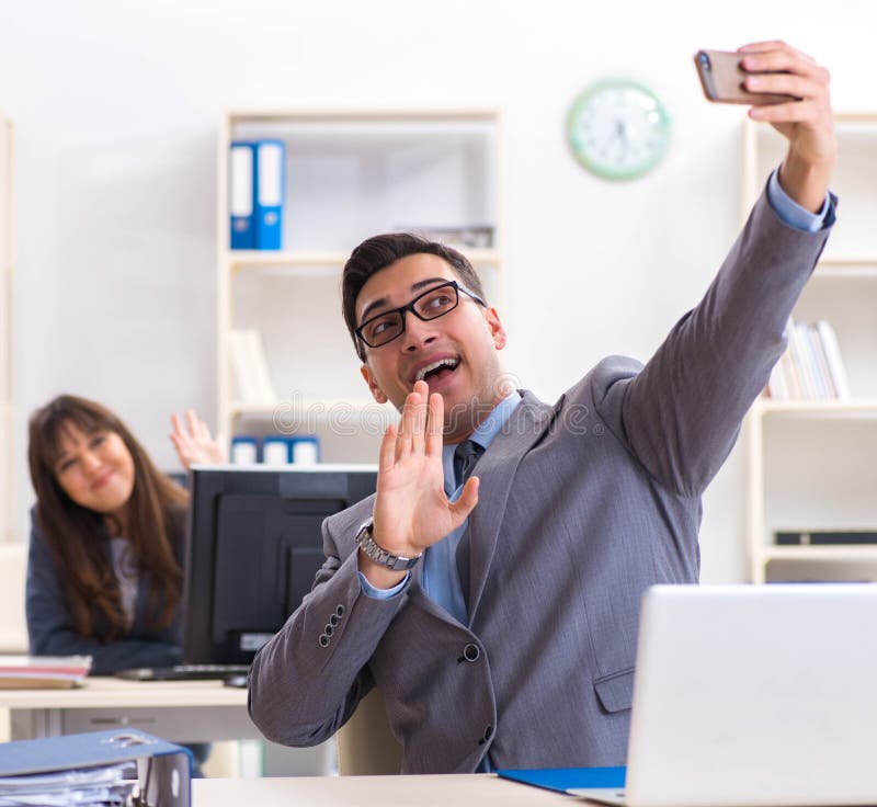Man and Woman Working in the Office Stock Photo - Image of boss ...