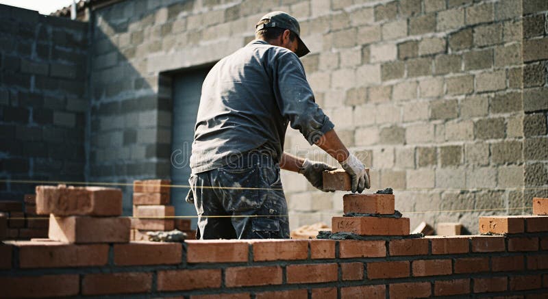 Completed Brickwork Stock Illustrations – 18 Completed Brickwork Stock ...