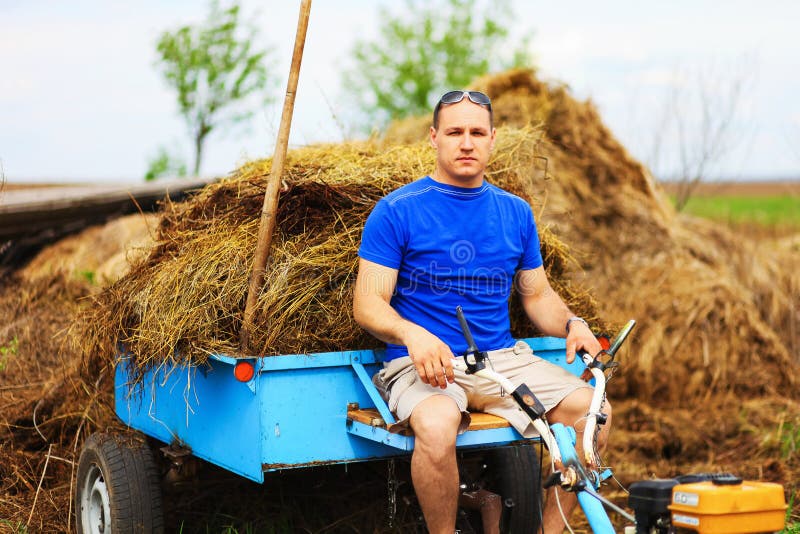 The man work. stock image. Image of farmer, activity - 71315587