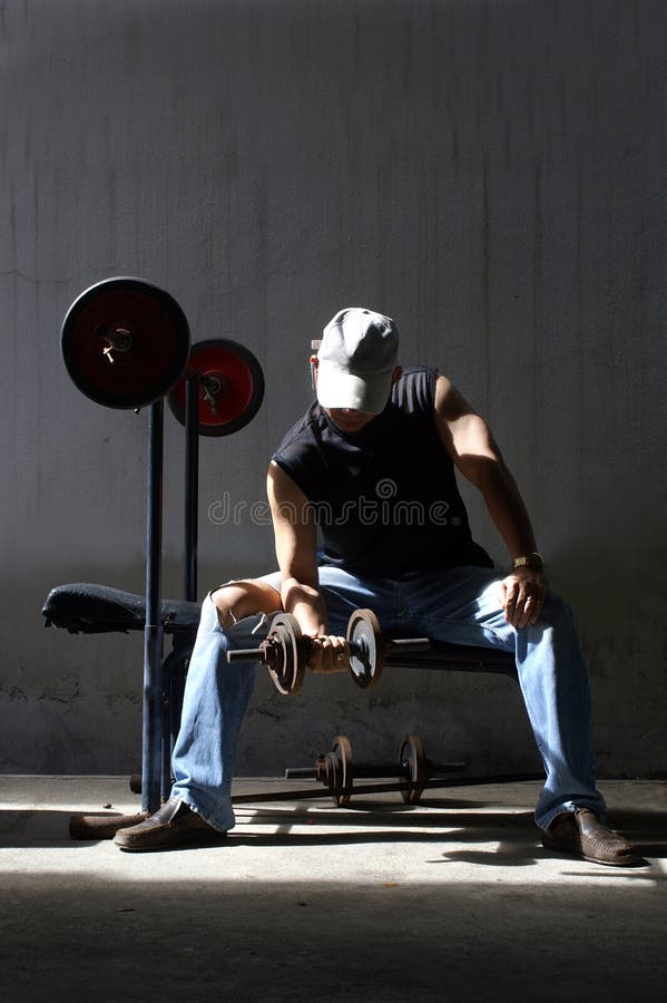 Man work out stock photo. Image of stress, working, handsome - 5413290
