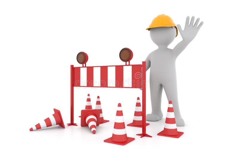 Man at work stock illustration. Illustration of clipping - 31029023