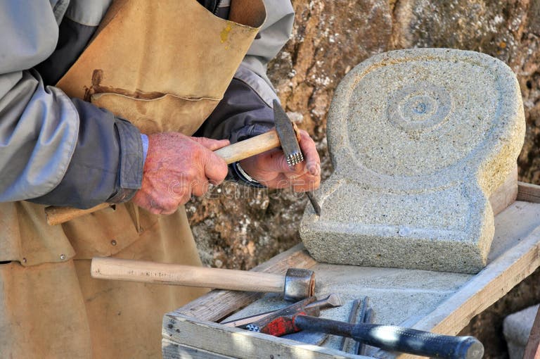 238 Craftsman Hands Chisel Stone Stock Photos - Free & Royalty-Free ...