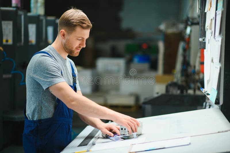 147 Man Operating Printing Machine Press Stock Photos - Free & Royalty ...